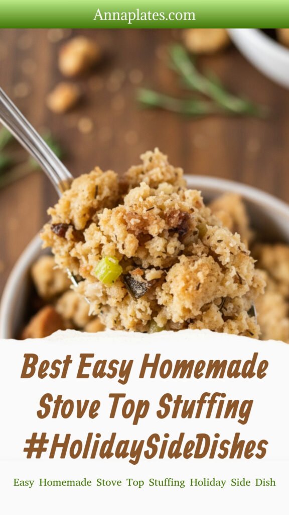Best Easy Homemade Stove Top Stuffing #HolidaySideDishes: Easy Homemade ...