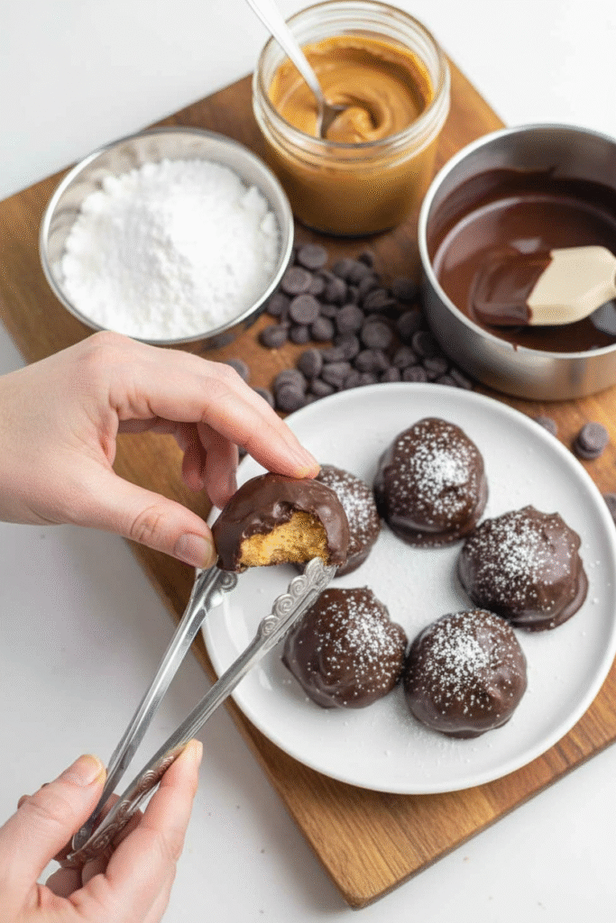 Chocolate Peanut Butter Truffles: Chocolate Peanut Butter Truffle ...