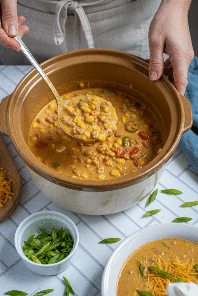 Creamy Pumpkin Crockpot Chili Recipe – Anna Plates