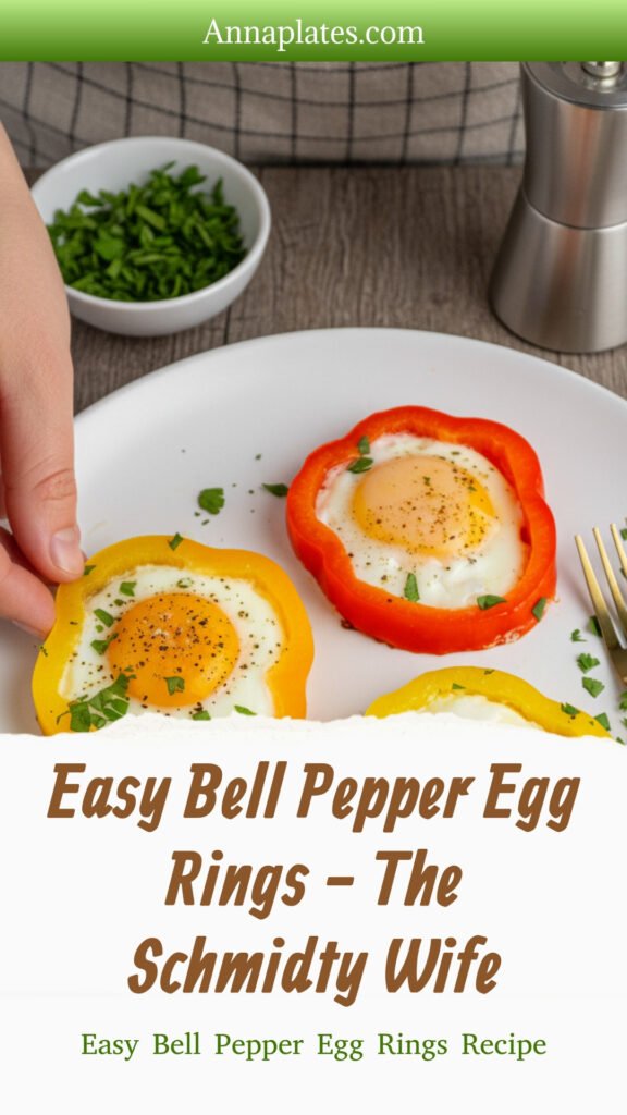 Easy Bell Pepper Egg Rings Recipe – Anna Plates