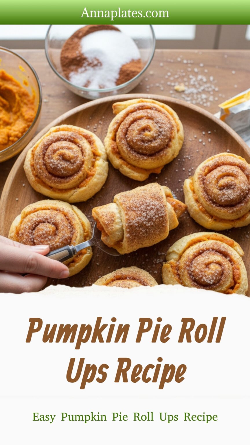 Easy Pumpkin Pie Roll Ups Recipe – Anna Plates