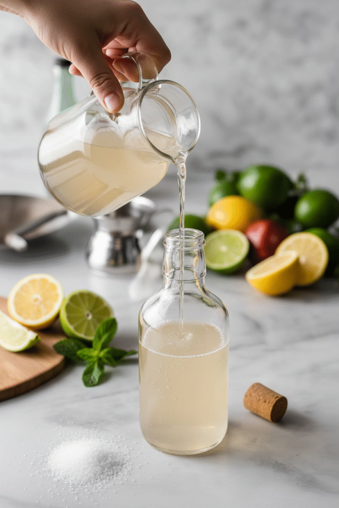Easy Simple Syrup Recipe for Cocktails and Drinks – Anna Plates