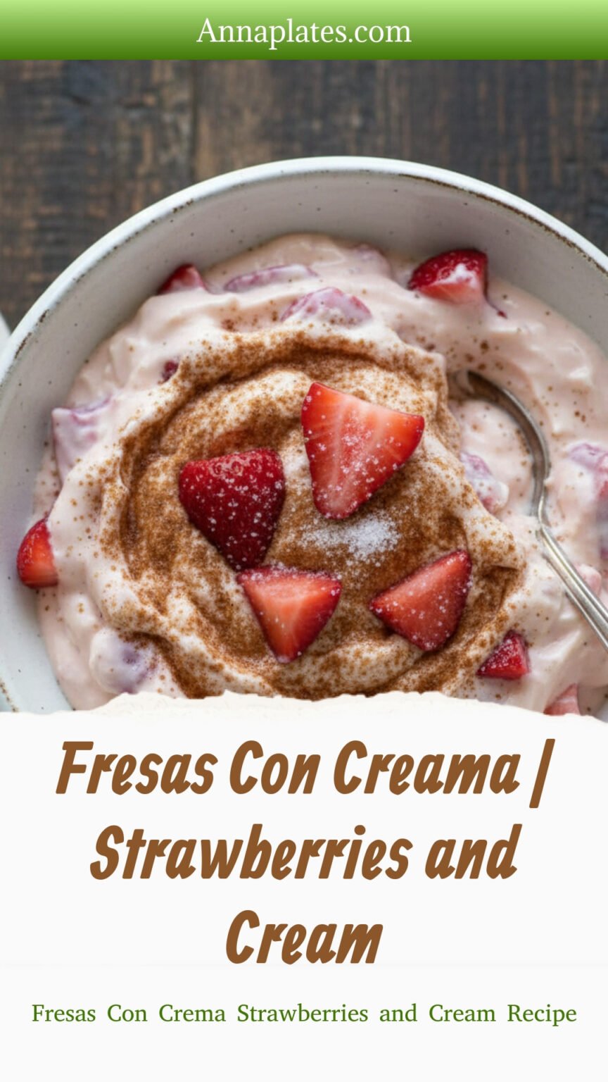 Fresas Con Creama | Strawberries and Cream: Fresas Con Crema ...