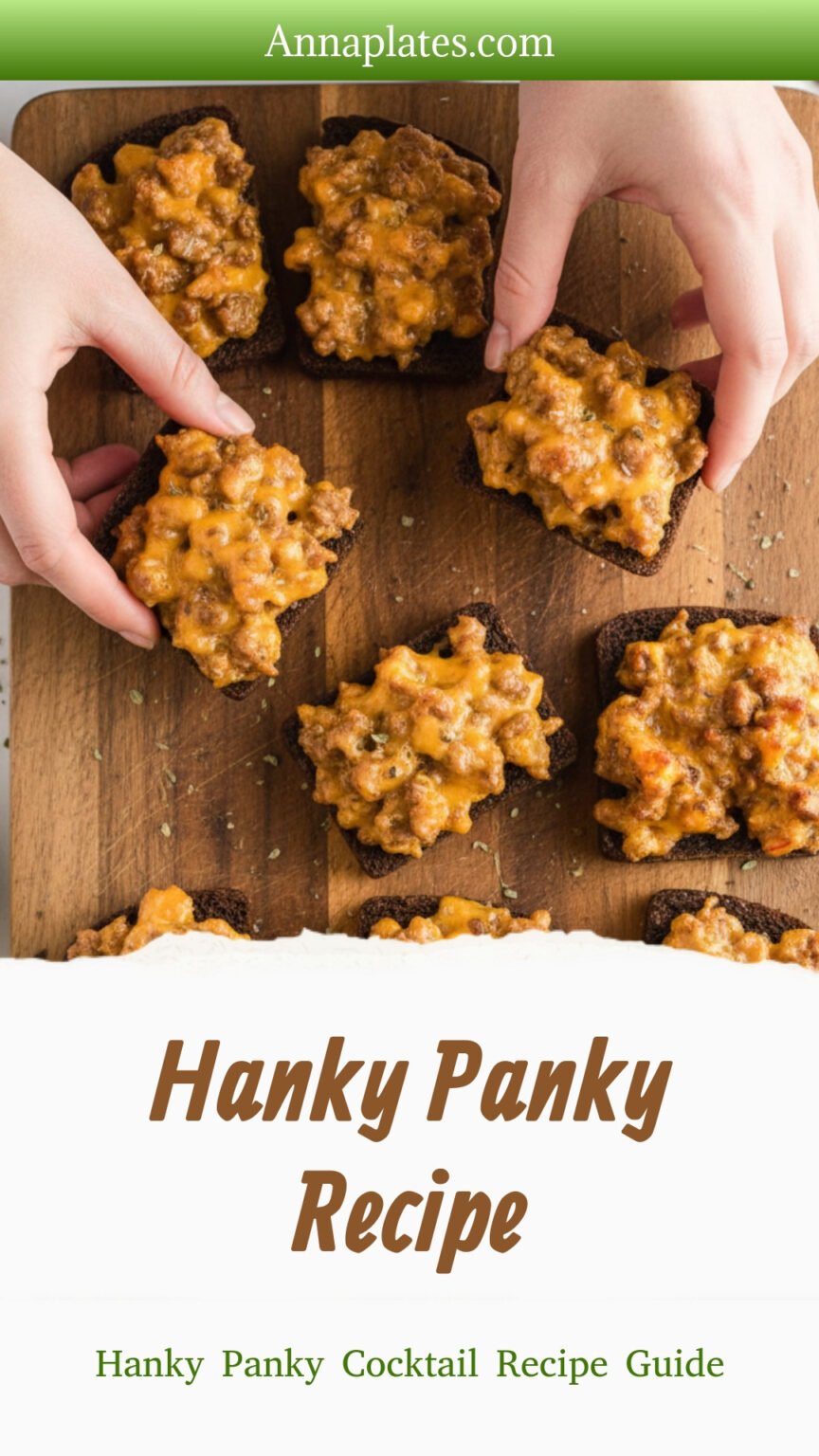 Hanky Panky Cocktail Recipe Guide – Anna Plates