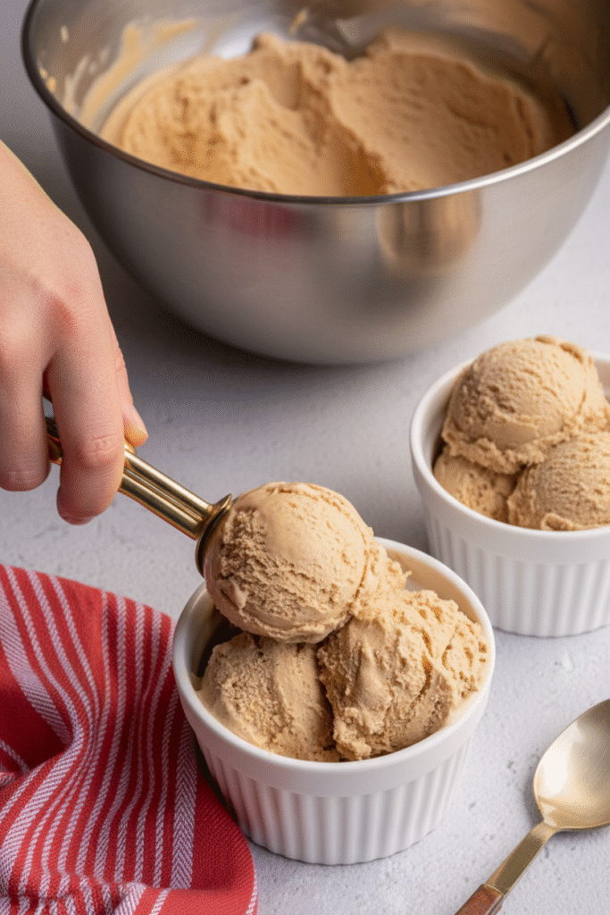 Homemade Gingerbread Ice Cream Recipe – Anna Plates