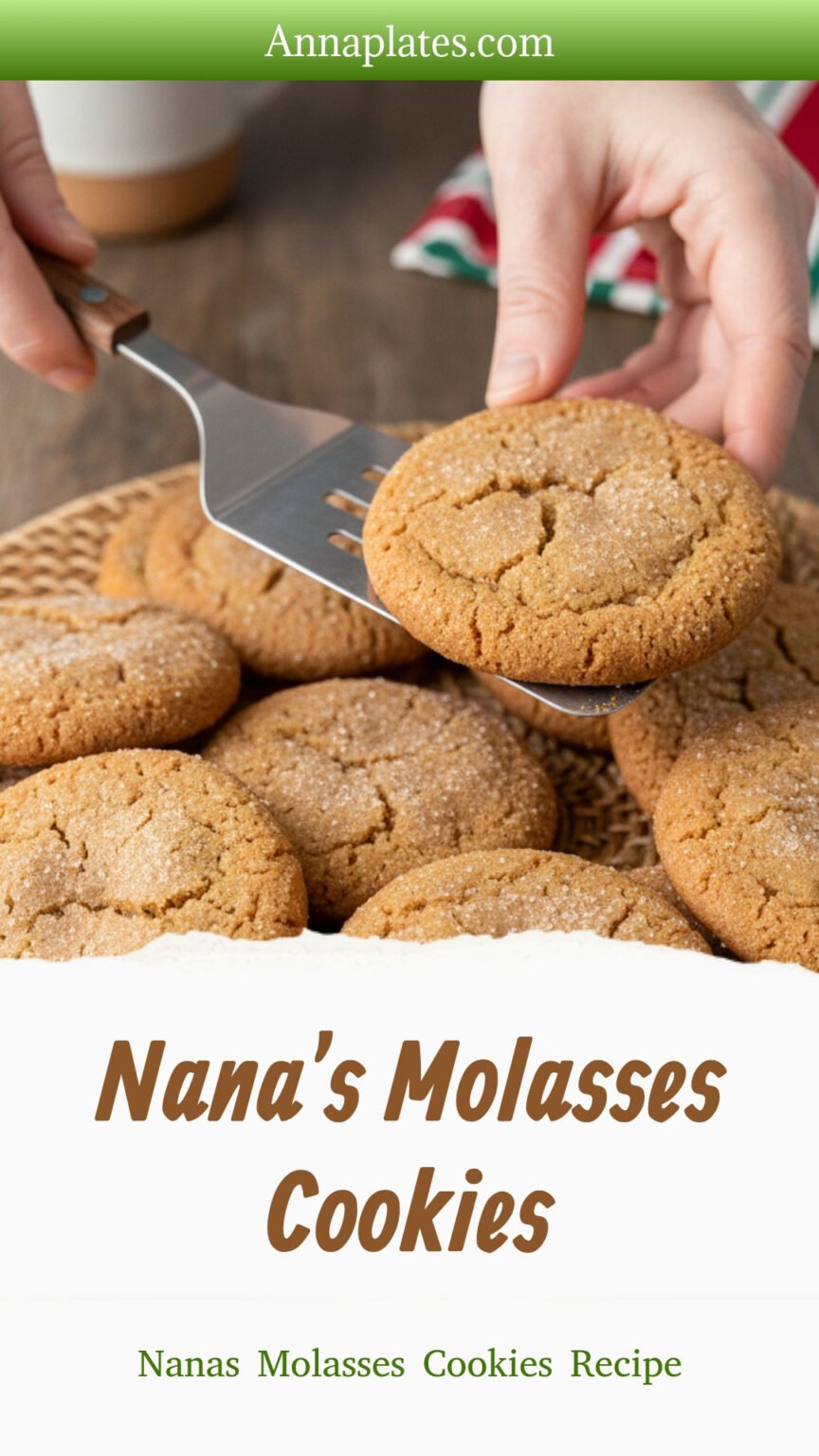 Nanas Molasses Cookies Recipe – Anna Plates