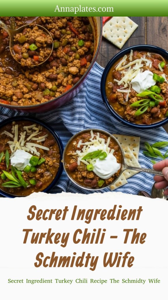 Secret Ingredient Turkey Chili – The Schmidty Wife: Secret Ingredient ...