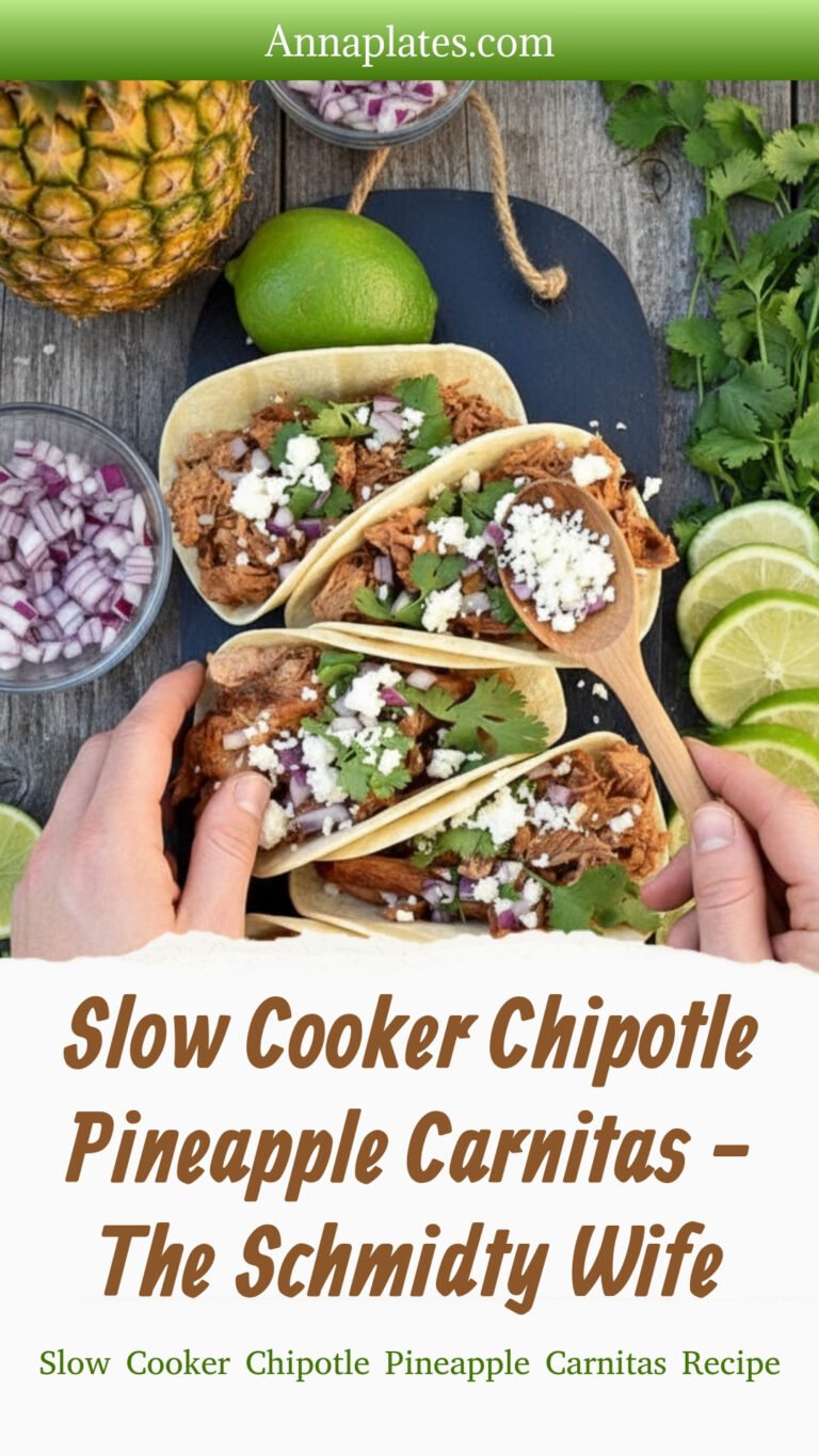 Slow Cooker Chipotle Pineapple Carnitas Recipe – Anna Plates
