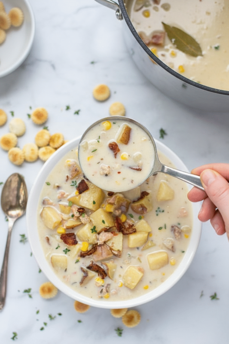Slow Cooker New England Clam Chowder Recipe – Anna Plates