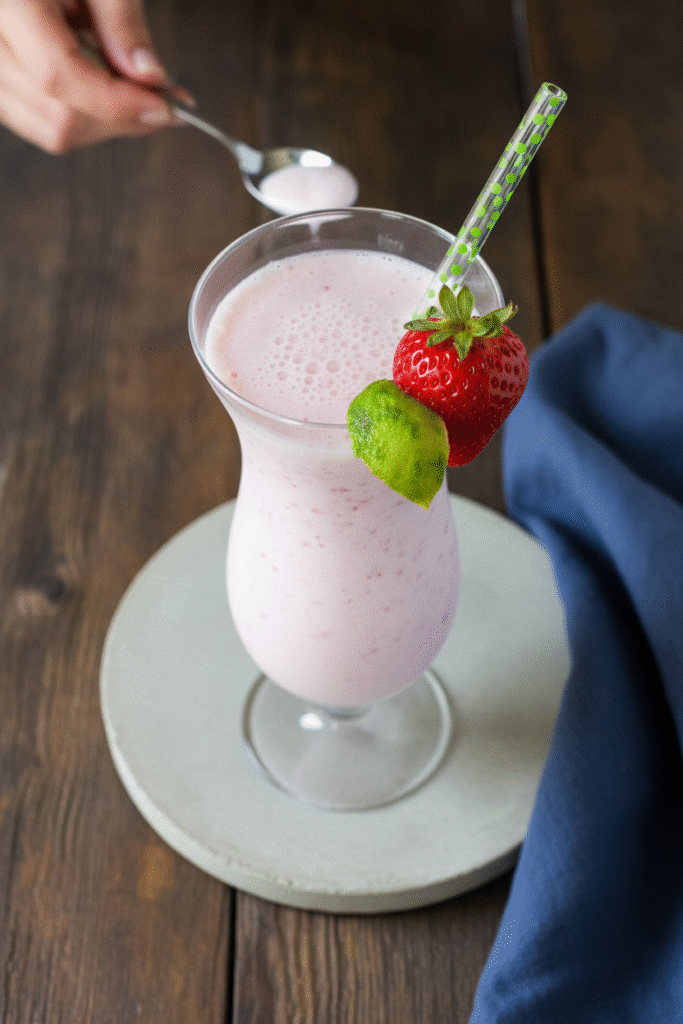 Strawberry Key Lime Milkshake Recipe – Anna Plates