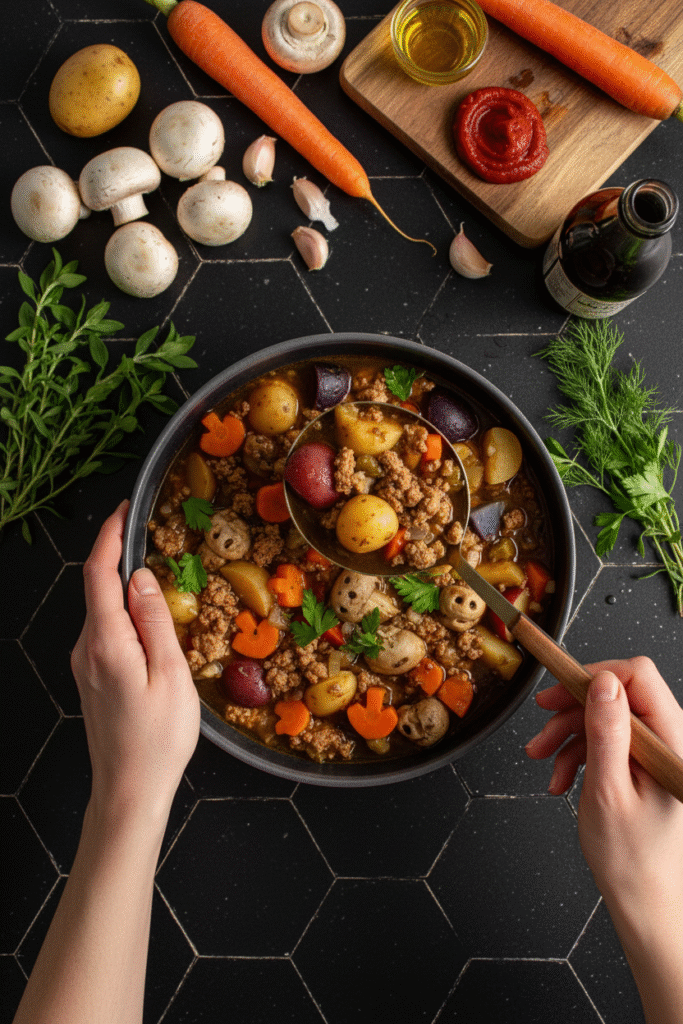 Witches Brew Stew Halloween Soup Recipe – Anna Plates